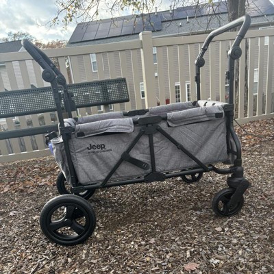 Jeep Wrangler Stroller Wagon With Included Car Seat Adapter By Delta ...