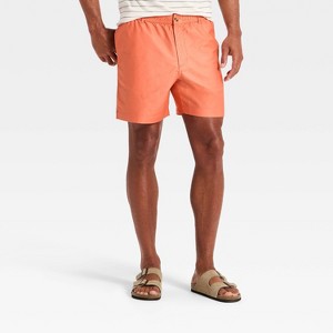 Men's 6" Deck Shorts - Goodfellow & Co™ Peach S : Target