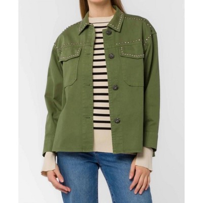 Women's Odette Studded Jacket - Velvet Heart M : Target