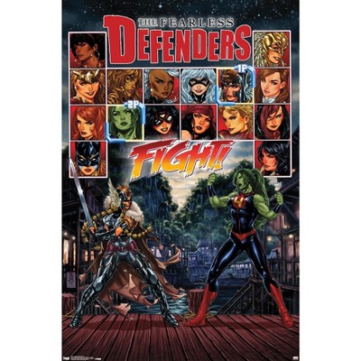 Trends International Marvel Comics - The Fearless Defenders - Fight ...