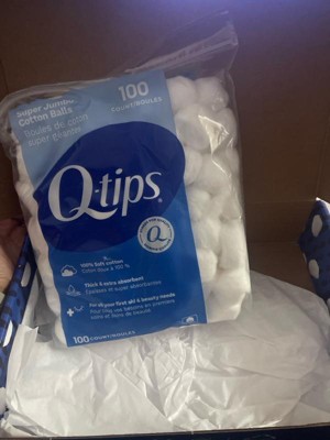Q-tips Cotton Balls Super - Jumbo - 100ct : Target