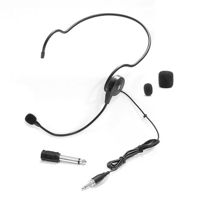 Pyle Cardioid Condenser Headset Microphone - Adjustable Boom, 3.5mm ...