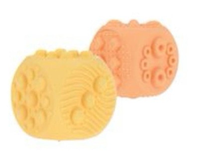 Nuby Silicone Block Poppers - Neutral - 2pk : Target
