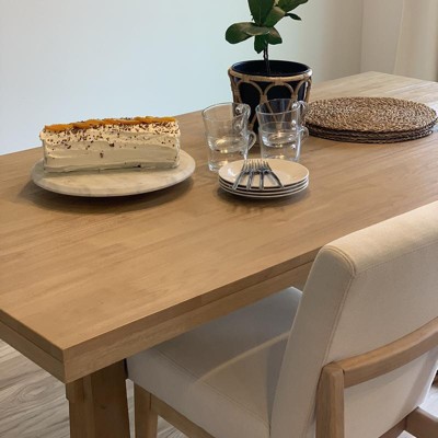 Pedestal Wood Dining Table - Natural - Hearth & Hand™ With Magnolia ...