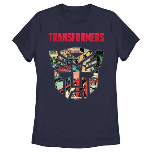 Women's Transformers Generations Comic Logo T-shirt : Target