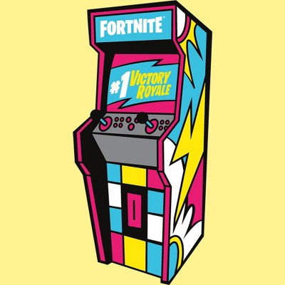 Men's Fortnite Retro #1 Victory Royale Arcade T-shirt - Banana - Large ...