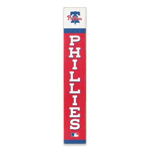 Mlb Philadelphia Phillies Baseball Vertical Wood Sign Panel : Target