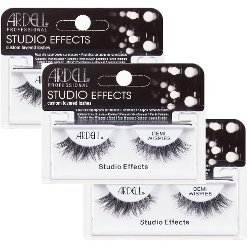 Ardell Professional Studio Effects Custom Layered Lashes - Demi Wispies #61993 - (pack Of 3 ...