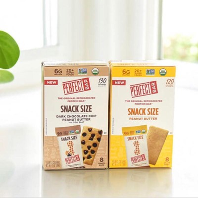 Perfect Bar Dark Chocolate Chip Peanut Butter Snack Size Protein Bars ...
