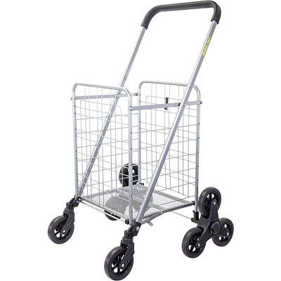 Dbest Trolley Dolly Rover, 4 Wheeled Push Folding Utility Cart Hand ...