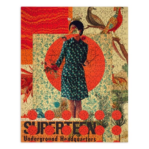 Frank Moth Superteen 500 Piece Jigsaw Puzzle - Deny Designs : Target