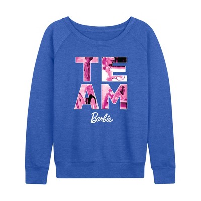 Women's - Barbie - Team Sports Photos Lightweight French Terry Wide ...