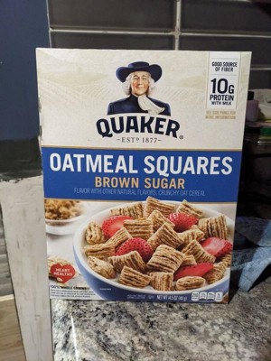 Oatmeal Squares Brown Sugar Breakfast Cereal - 14.5oz - Quaker Oats ...