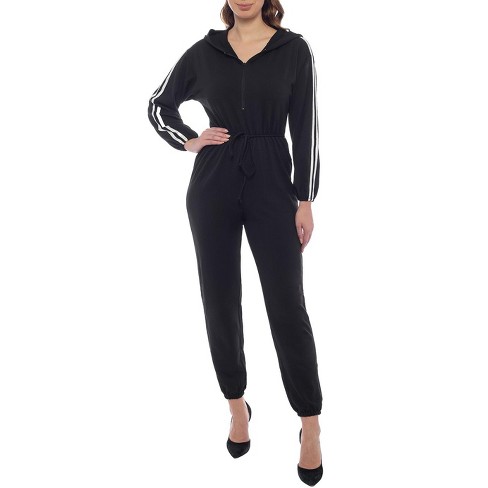 Tiana B. - High Neck Track Suit - Black/wh - M : Target