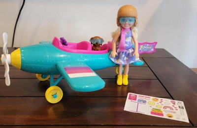 Barbie Chelsea Can Be… Plane Doll & Playset, 2-seater Aircraft With ...