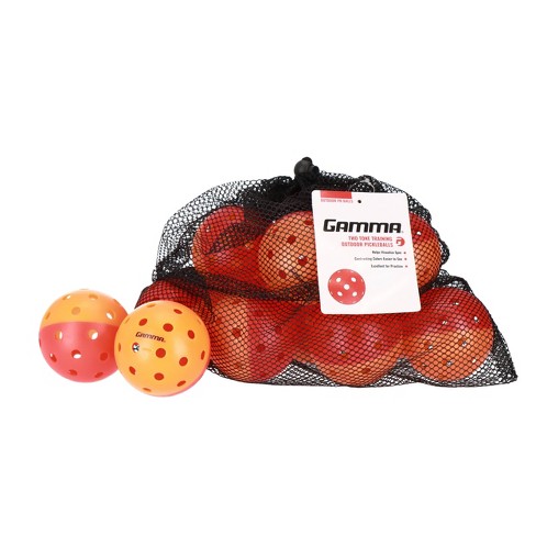 Gamma Sports 2-tone Pickleballs 12pk - Red/orange : Target