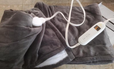 Heated Blanket With Hand Controller For 10 Heating Settings - Electric Blanket With Auto Shut ...