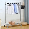 Yaheetech Adjustable Garment Rack Clothing Rack Silver : Target