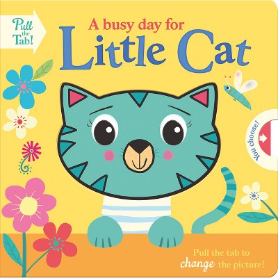 A Busy Day For Little Cat - (push Pull Stories) By Holly Hall (board ...