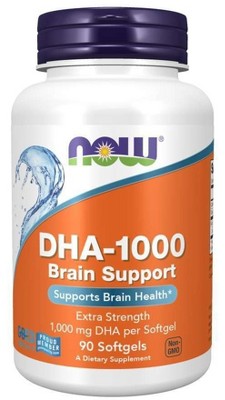 Dha 1000 Brain Support Extra Strength By Now Foods - 90 Capsule : Target