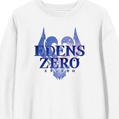 Edens Zero Spaceship Logo Crew Neck Long Sleeve White Adult Sweatshirt ...