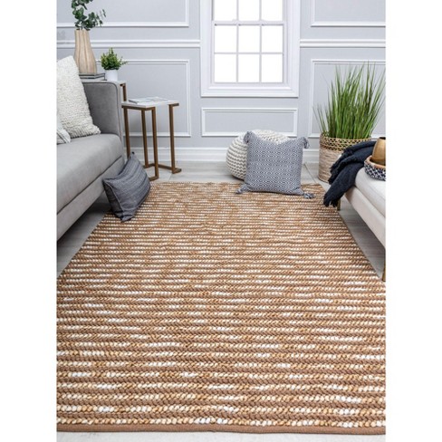 Rugs America Sabine Sa10a Farmhouse Stripe Area Rug, 8'x10' : Target