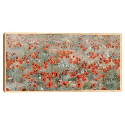 Masterpiece Art Gallery 24"x48" Poppy Meadow Wall Art : Target