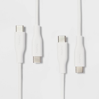 5' Usb-c To Usb-c Charging Cable - Dealworthy™ White : Target