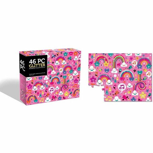 Anker Play Glitter Rainbow 46 Piece Jigsaw Puzzle : Target