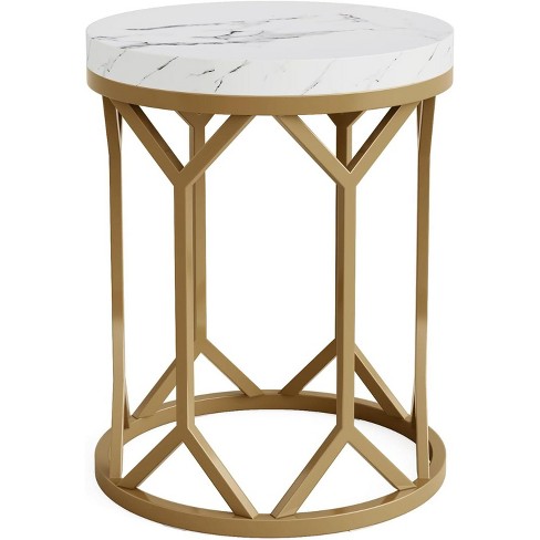 Tribesigns Round End Table, Small Accent Table For Living Room : Target