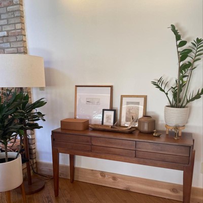 Herriman Wooden Console Table With Drawers Natural Threshold Designed With Studio Mcgee Target