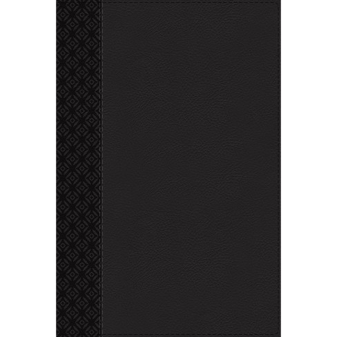Niv, Compact Center-column Reference Bible, Leathersoft, Black, Red ...