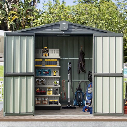 Outdoor Storage Shed, Sheds & Outdoor Storage With Spire Structure Roof ...