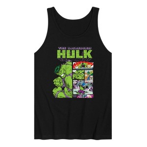 Men's - Marvel - Hulk Panel Portrait Graphic Tank Top : Target