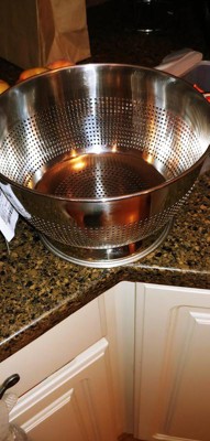3qt Stainless Steel Colander Silver - Figmint™ : Target