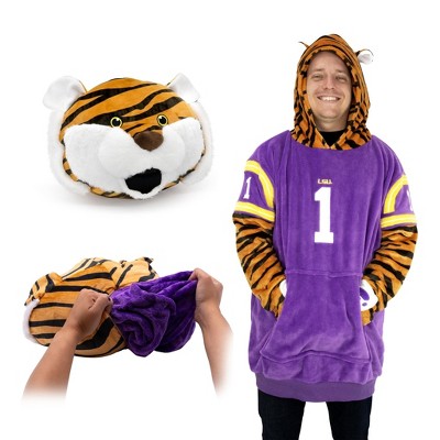 Louisiana State University (lsu) Mike The Tiger Snugible Blanket Hoodie ...
