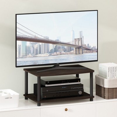 Furinno Industrial No Tools Elevated Tv Stands With 2-tier Open Storage ...