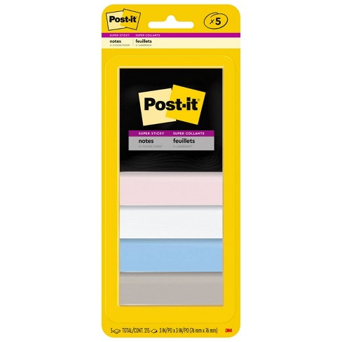 Post-it Notes 5pk Waterfall Simply Serene : Target