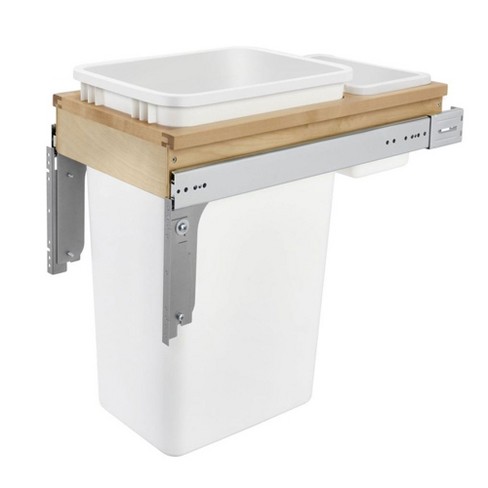 Rev-a-shelf 50 Quart Top Mount Pullout Kitchen Waste Trash Container ...