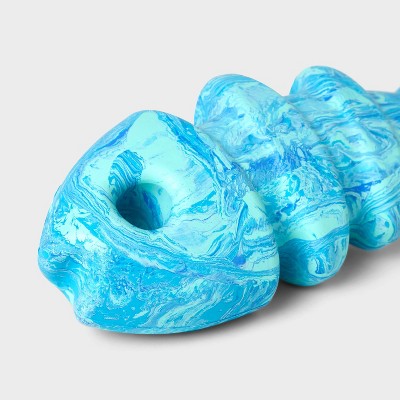 Fishbone Rubber Chew Dog Toy - Blue - Boots & Barkley™ : Target