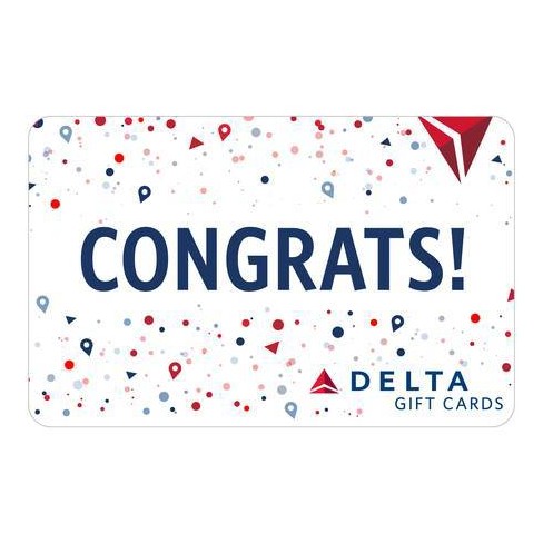 Delta Airlines Congrats $100 Gift Card (email Delivery) : Target