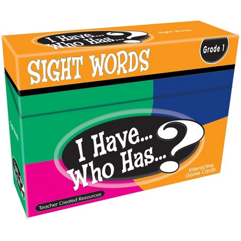 Teacher Created Resources® I Have, Who Has Sight Words Game, Grade 1 ...