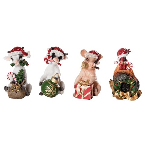 Gallerie Ii Farm Animal Figurine Set Of 4 : Target