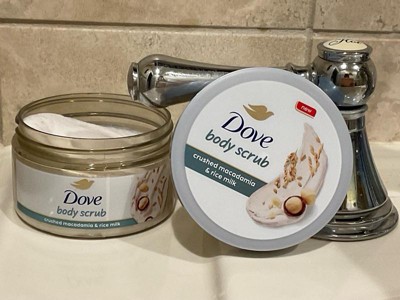 Dove Beauty Mini Body Scrub - Crushed Macadamia & Rice Milk - Travel ...