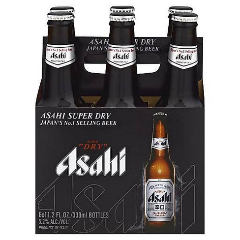 Asahi Super Dry Beer - 6pk/12 fl oz Bottles : Target