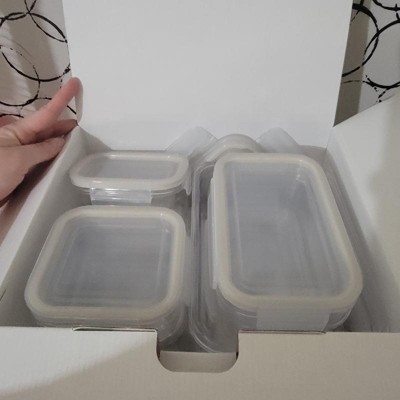 24pc (set Of 12) Tritan Plastic Food Storage Container Set With Lids ...