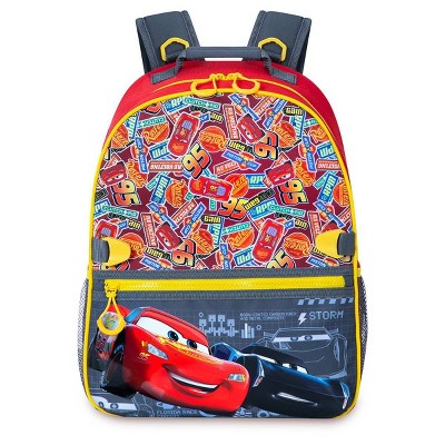 Disney Cars Lightning Mcqueen 16" Backpack And Lunch Box Set For School ...