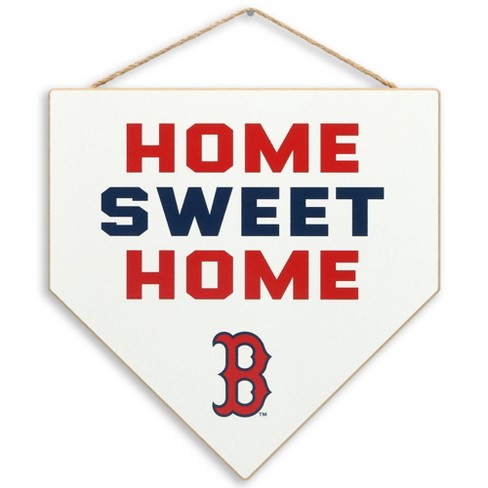 Mlb Boston Red Sox Home Sweet Home Hanging Wood Wall Decor : Target