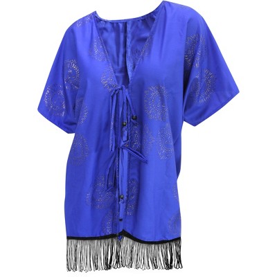 La Leela Women's Summer Open Front Vacation Beachwear Bathing Suit Boho ...