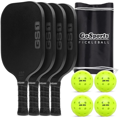 Gosports Gs1 Pickleball Paddles Set Of 4 With 4 Pickleballs - Usapa ...